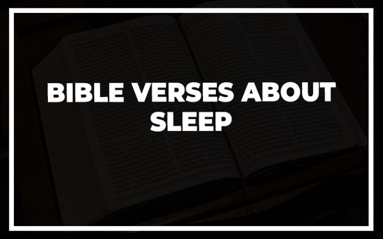 31 Bible Verses About Sleep (with Related Verses) - bibleresolute.com