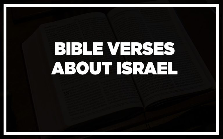 31 Bible Verses About Israel (with Related Verses) - bibleresolute.com